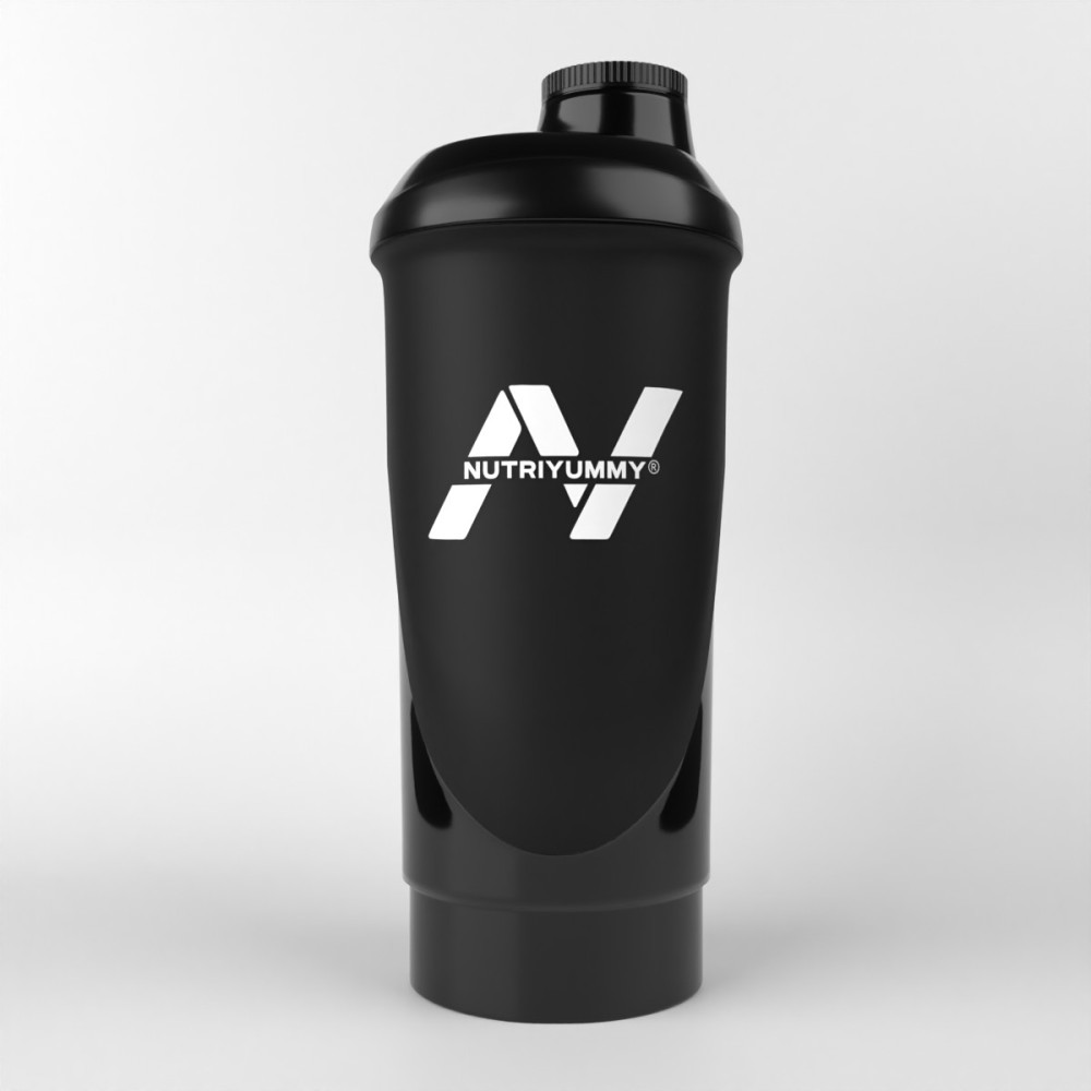 Shaker Black + Storage Compartment | For Mixing and Storage