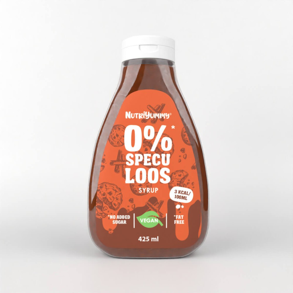 0% Speculoos Syrup - Spiced Biscuit Flavour, Less Sugar