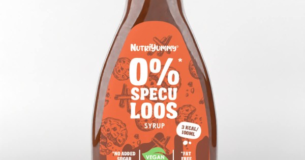 0% Speculoos Syrup - Spiced Biscuit Flavour, Less Sugar